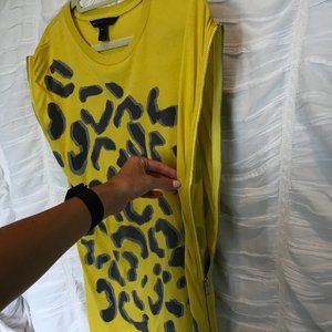 Tops | Marc Jacobs Yellow Leopard Top Tunic | Poshmark